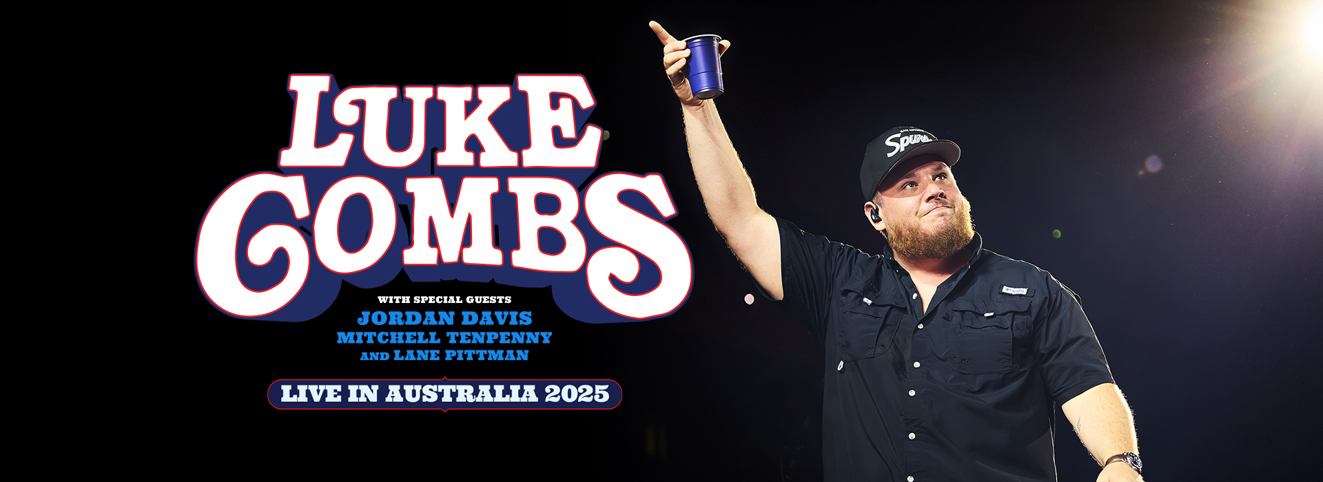 Luke Combs Live in Australia 2025 – Passport Punchers